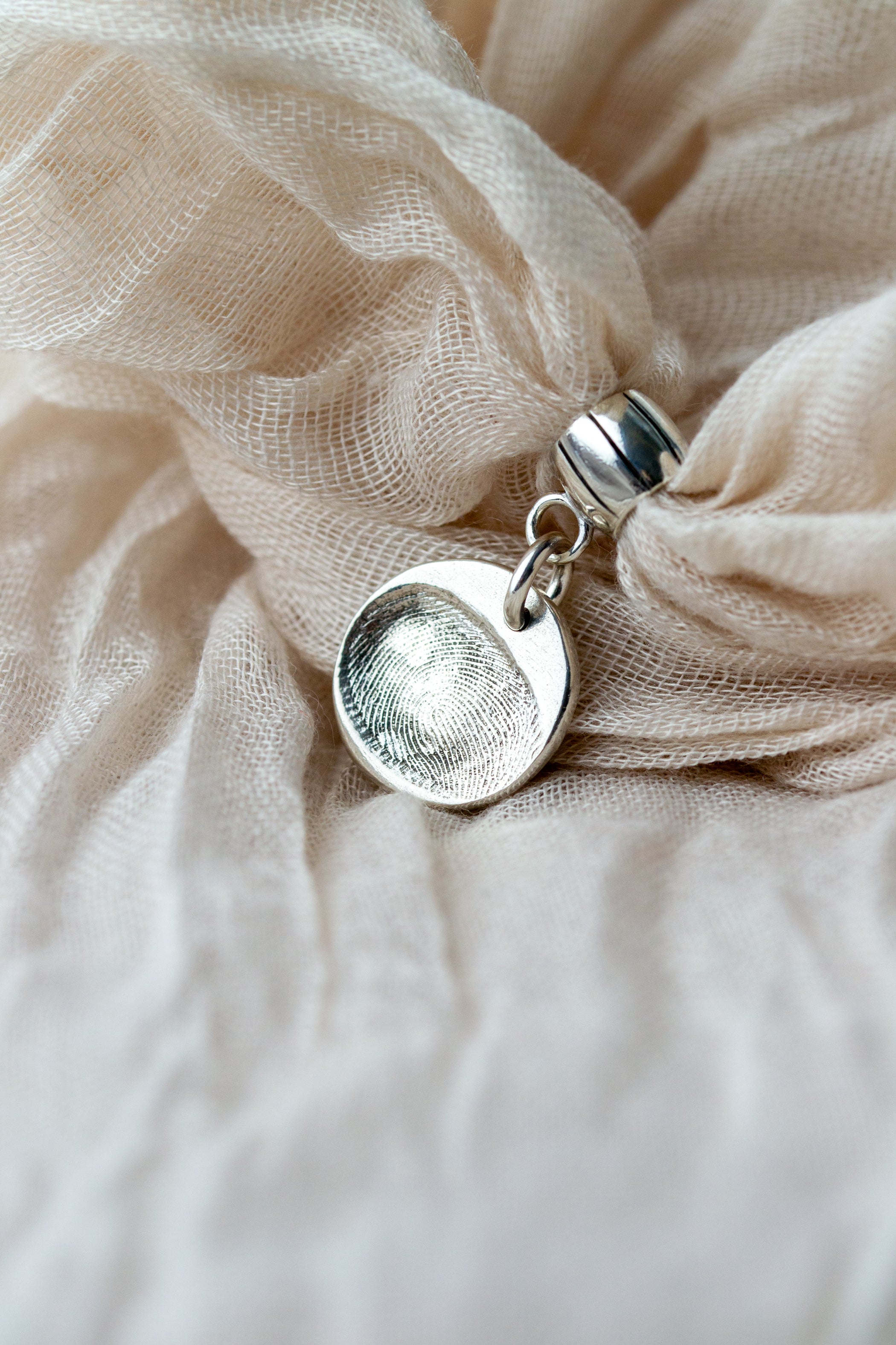 Original Fingerprint Charm on Carrier | Personalised Charm – Smallprint