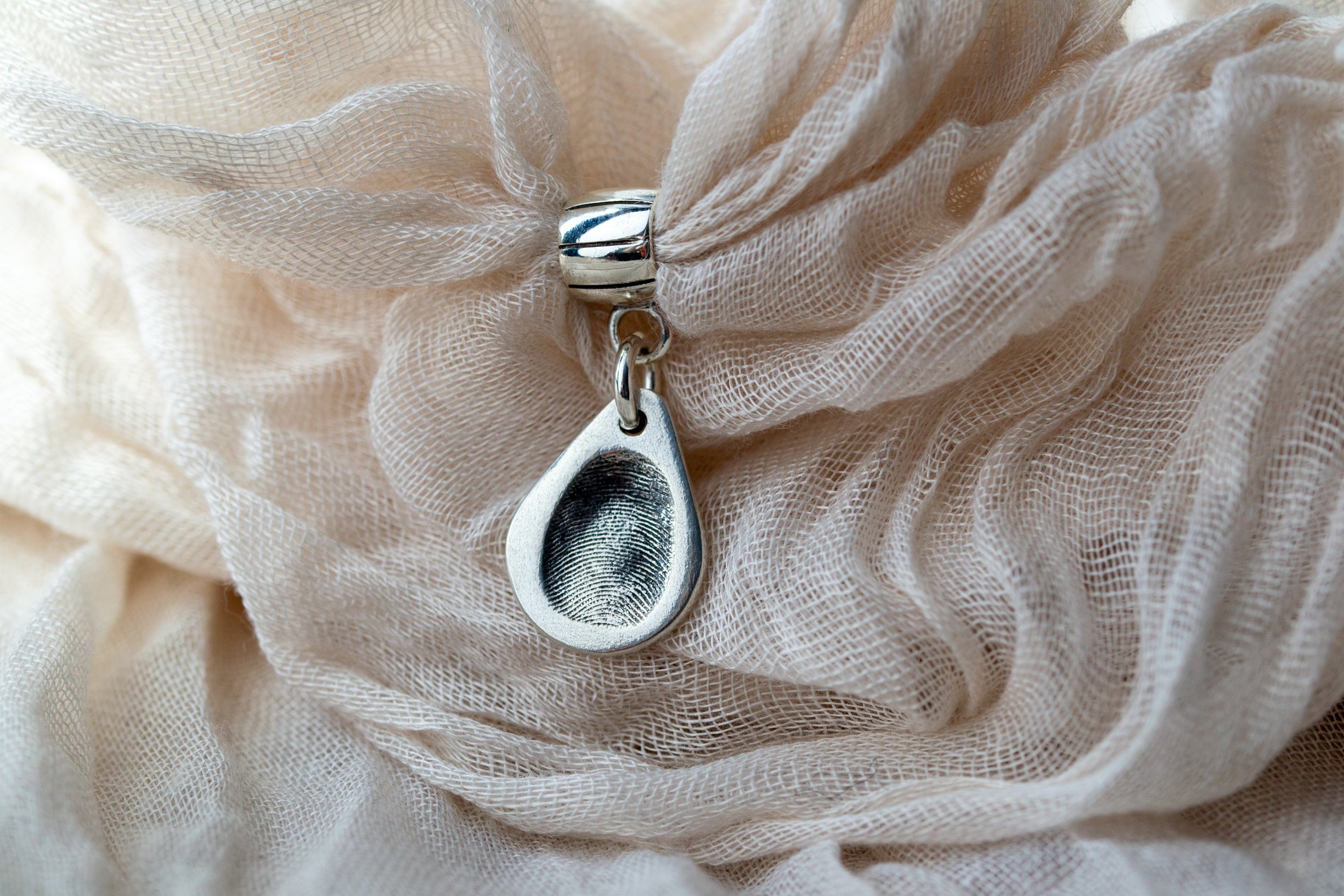 Original Fingerprint Charm on Carrier | Personalised Charm – Smallprint