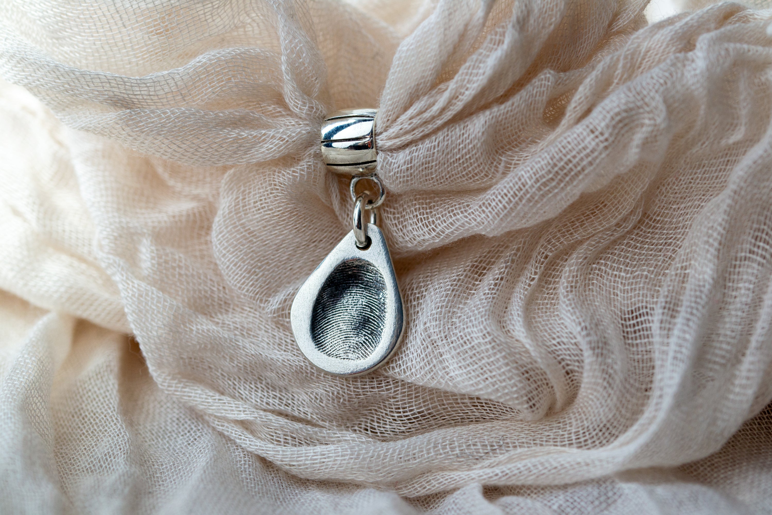 Original Fingerprint Charm on Carrier | Personalised Charm – Smallprint