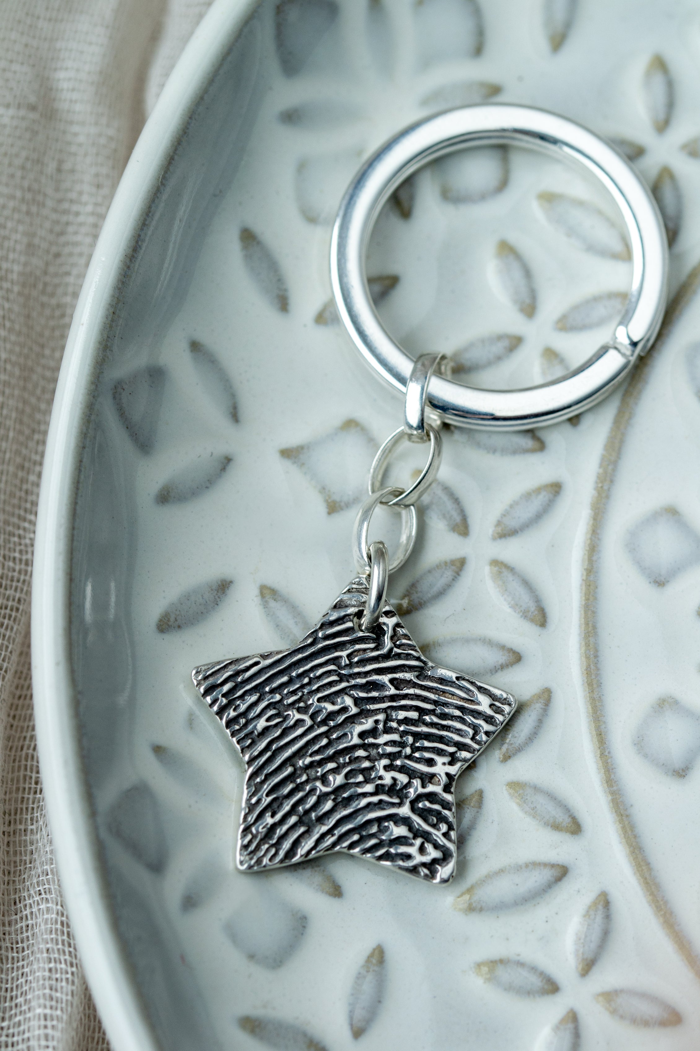 "Tender Touch" Fingerprint Keyring – Smallprint